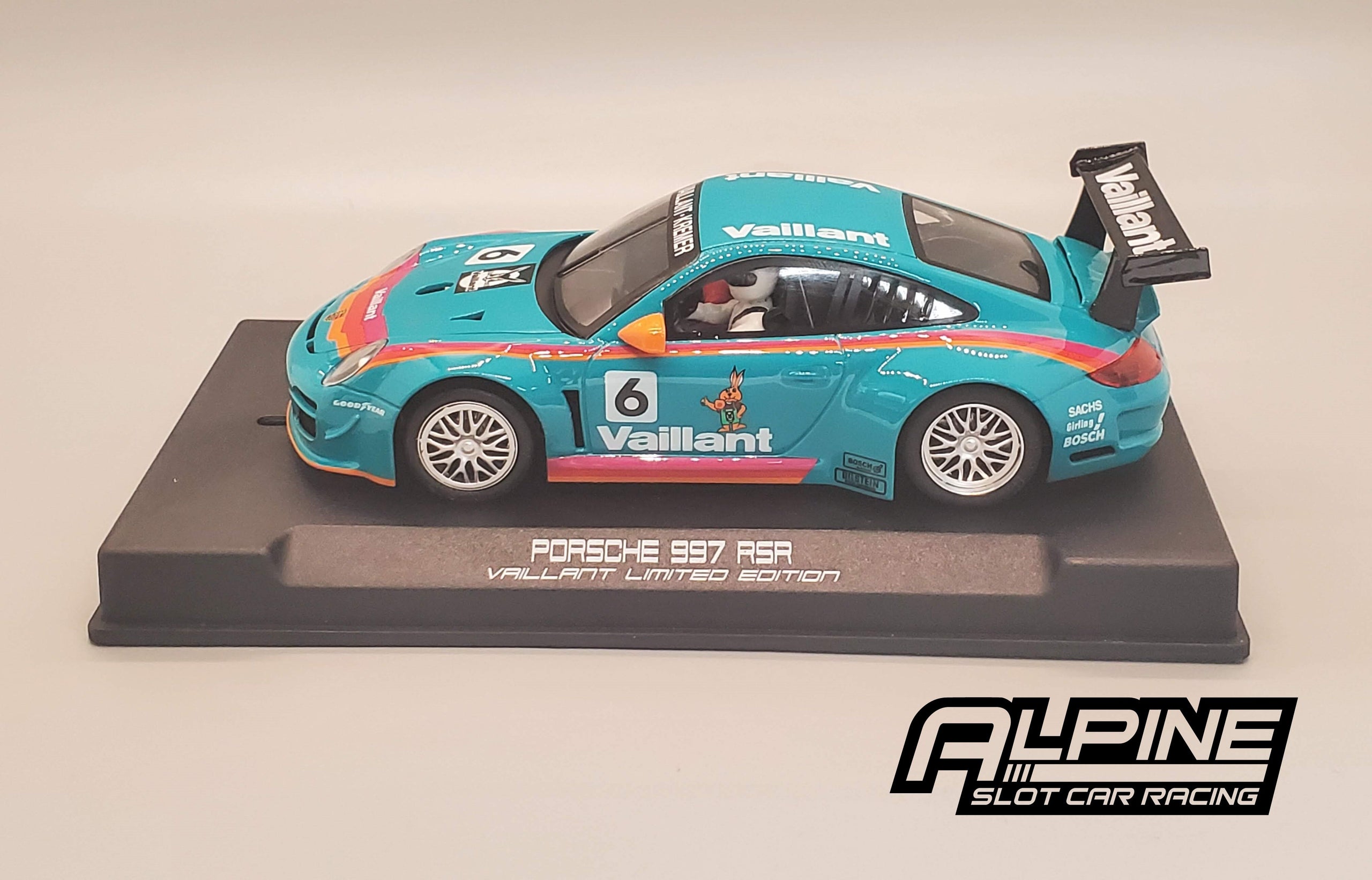 NSR0282AW PORSCHE 997 VAILLANT LIVERY #6 | Alpine Slot Cars