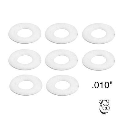 MID-AMERICA .010 THICK GUIDE SPACERS TEFLON | Alpine Slot Cars