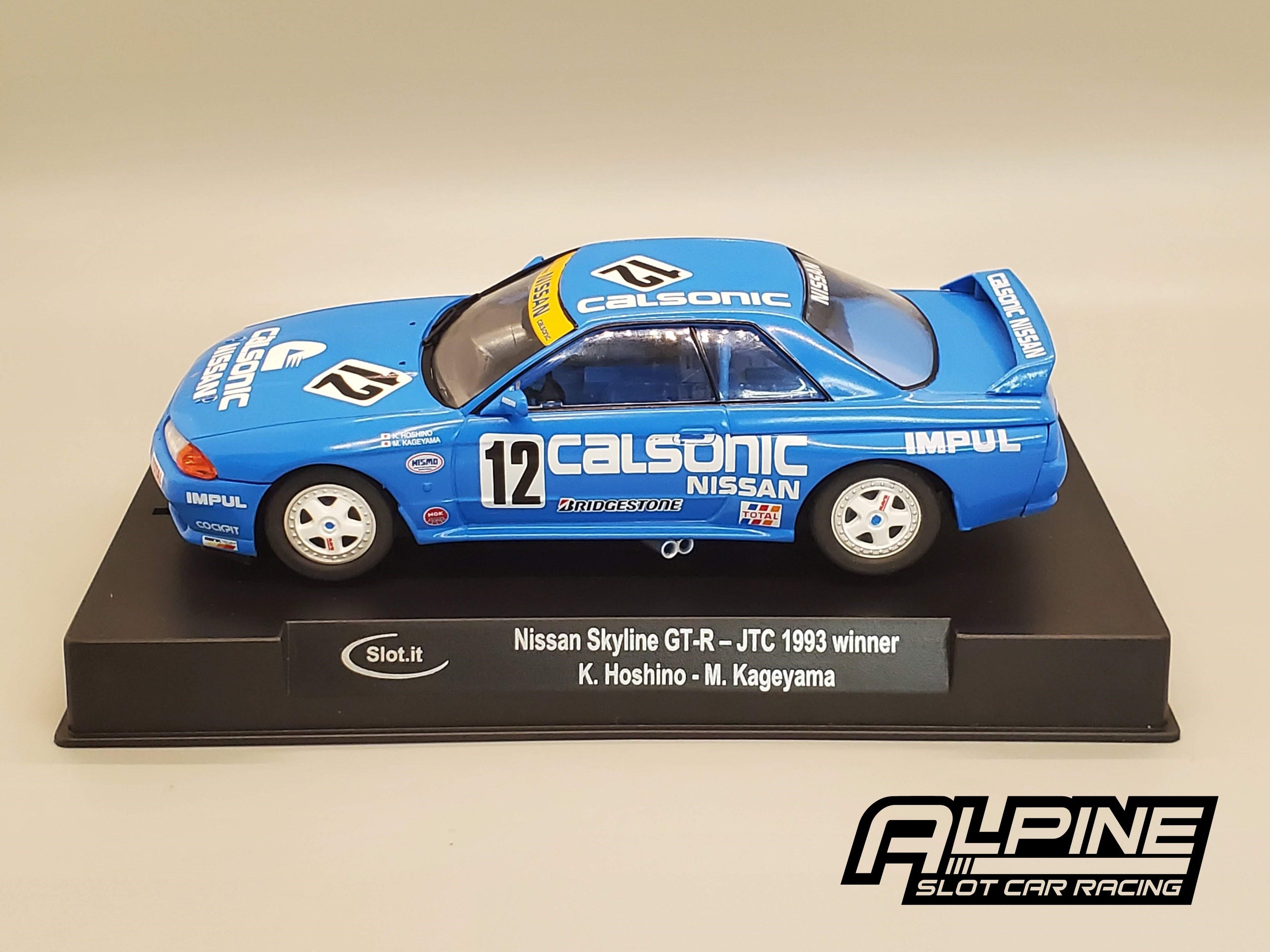 Slot It Ca47B Nissan Skyline GT-R #12 JTC 1993 Winner 1/32 Scale Slot ...